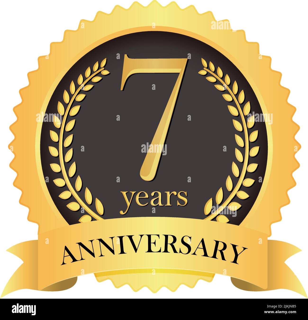 7 geburtstag Stock-Vektorgrafiken kaufen - Alamy