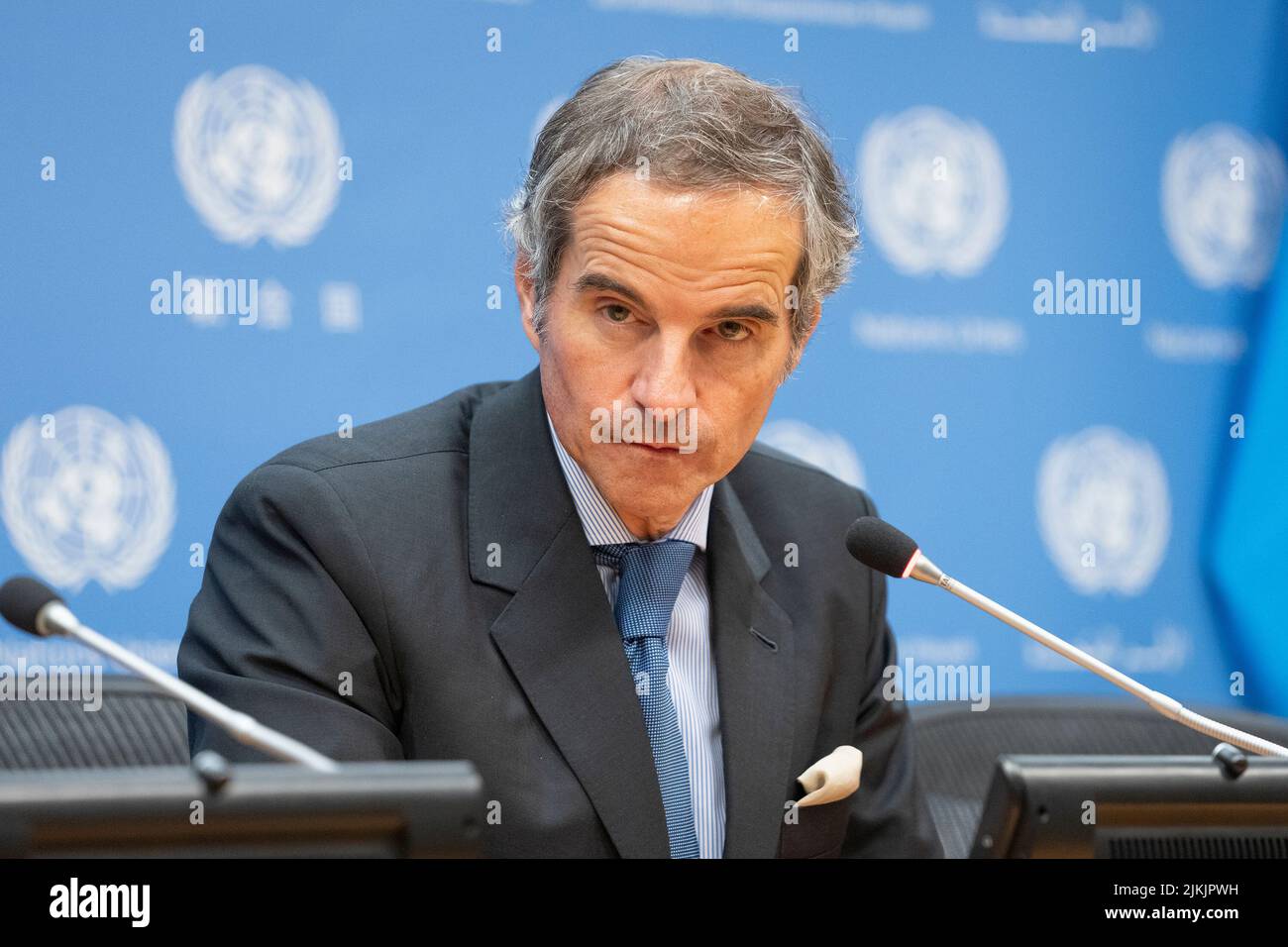 Pressekonferenz des Generaldirektors der IAEO, Rafael Mariano Grossi ...