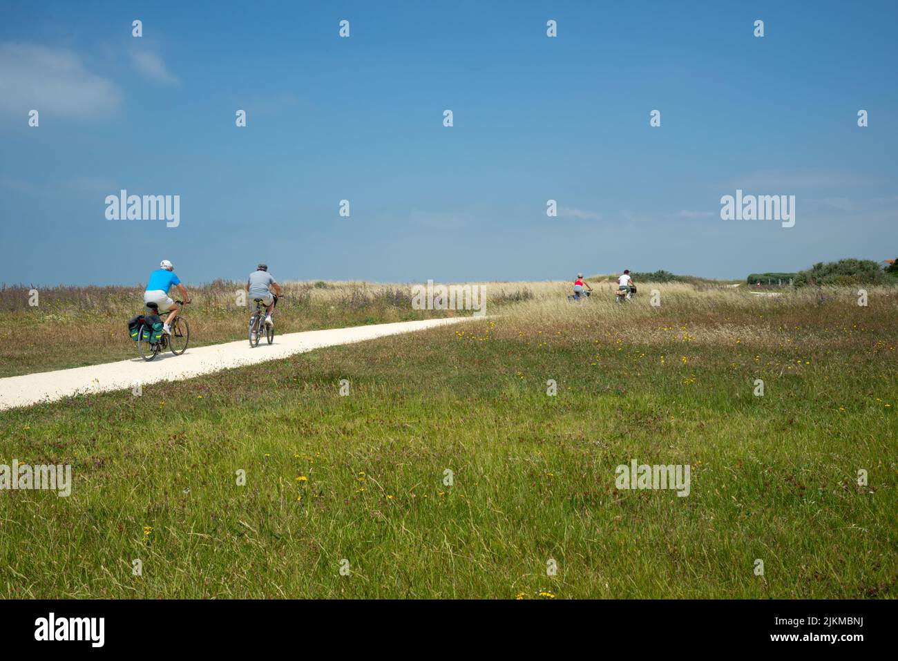 18. Juni 2014 - Radweg an der Westatlantikküste Charente Maritime in ...