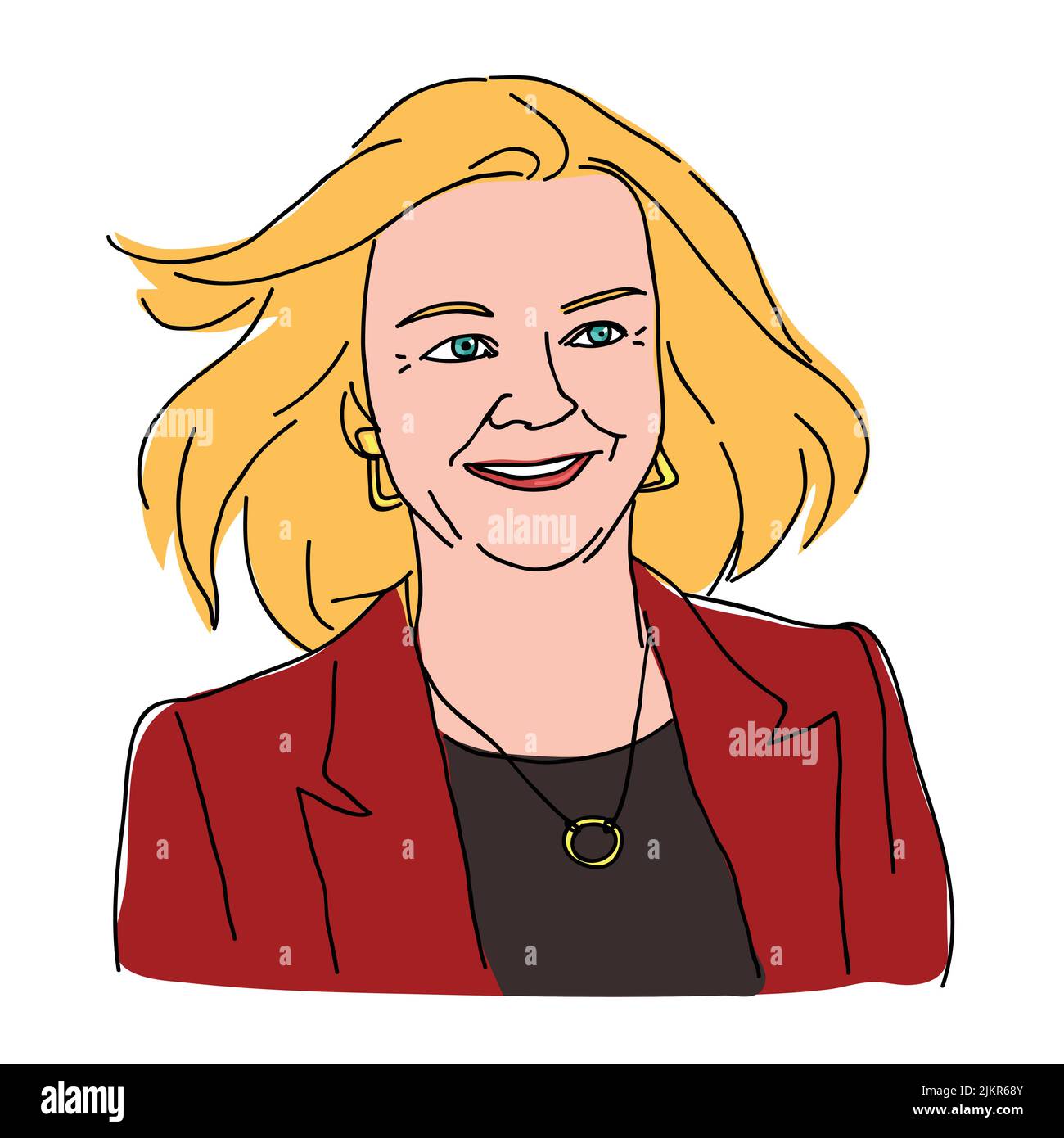 Liz truss Stock-Vektorgrafiken kaufen - Alamy