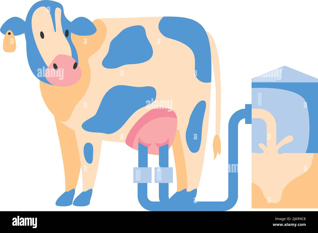 Automatische kuh Stock-Vektorgrafiken kaufen - Alamy