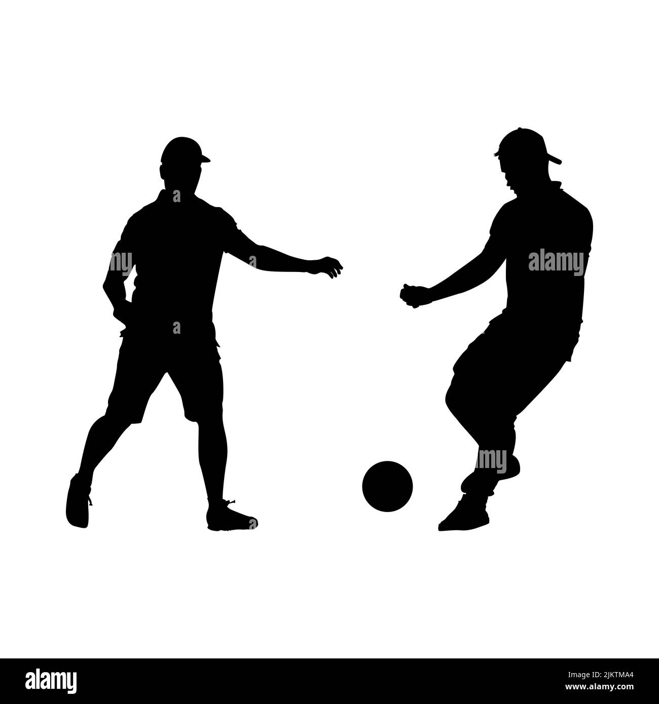 Footballer silhouette -Fotos und -Bildmaterial in hoher Auflösung – Alamy