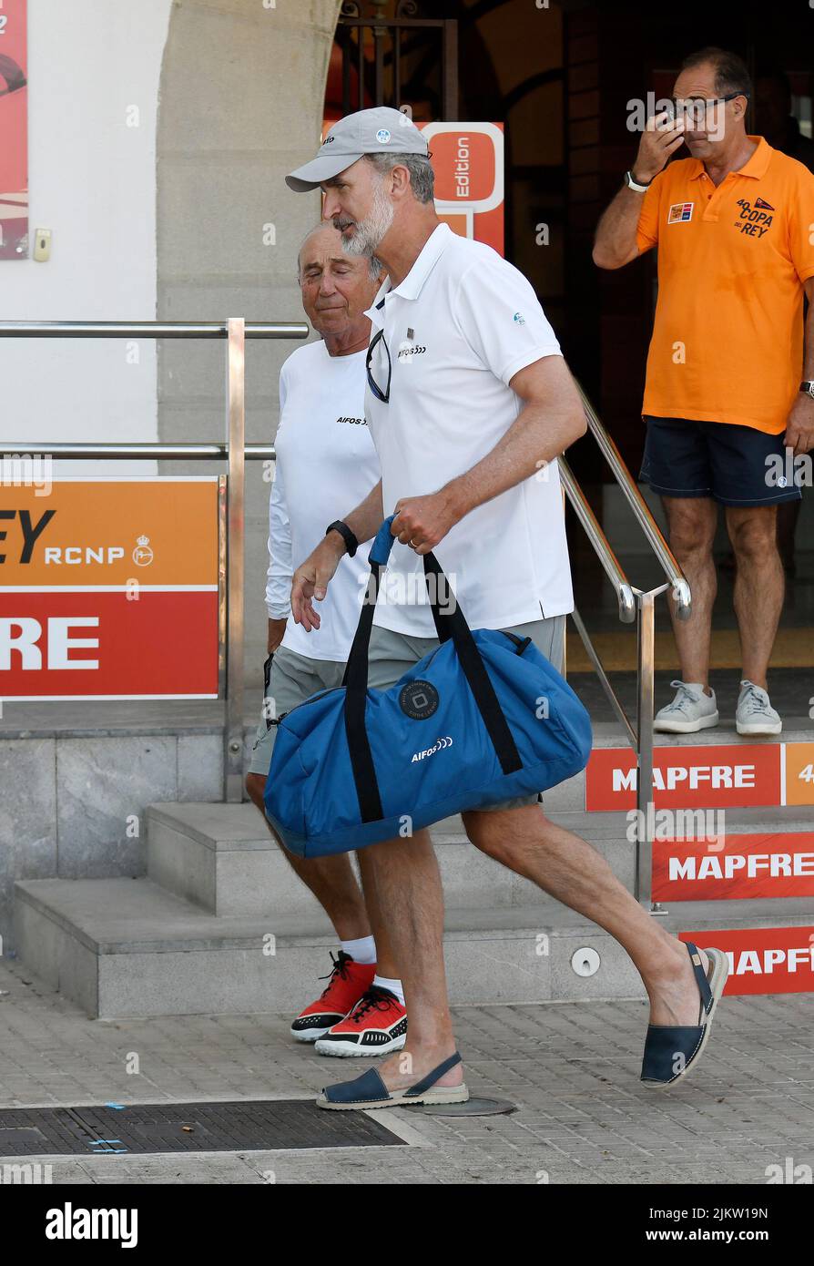 König von Spanien, der spanische König, beendet am 2022. August den ...