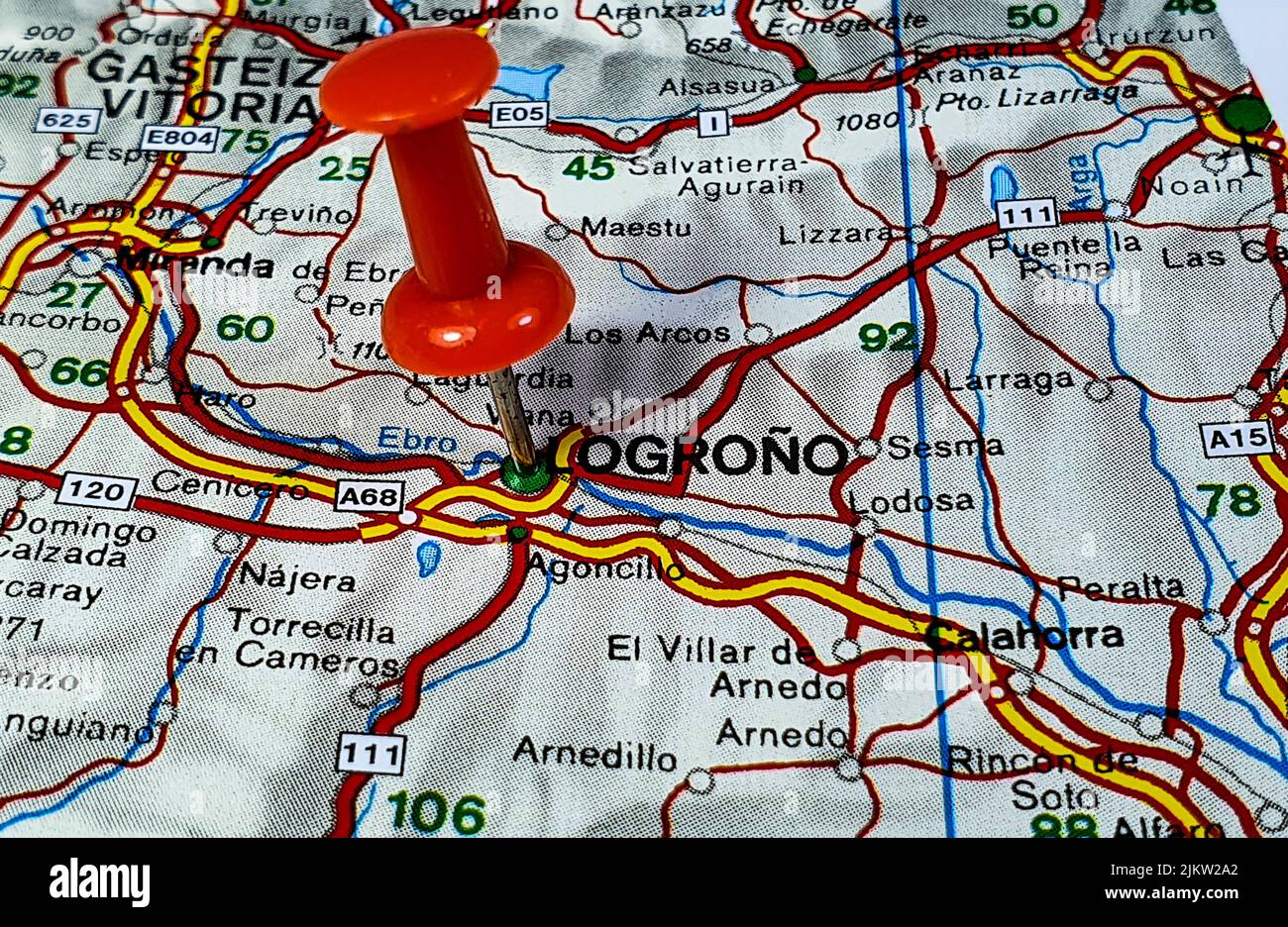 Logroño map -Fotos und -Bildmaterial in hoher Auflösung – Alamy