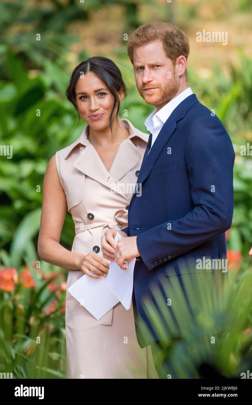 Meghan Markle, Herzogin von Sussex, wird ihren 41.. Geburtstag zusammen mit ihrem Ehemann Prince ...