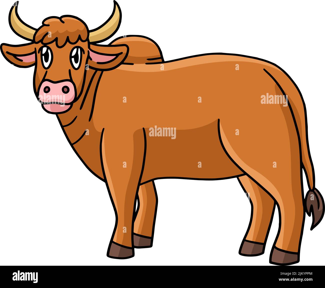 Ochse cartoon Stock-Vektorgrafiken kaufen - Alamy