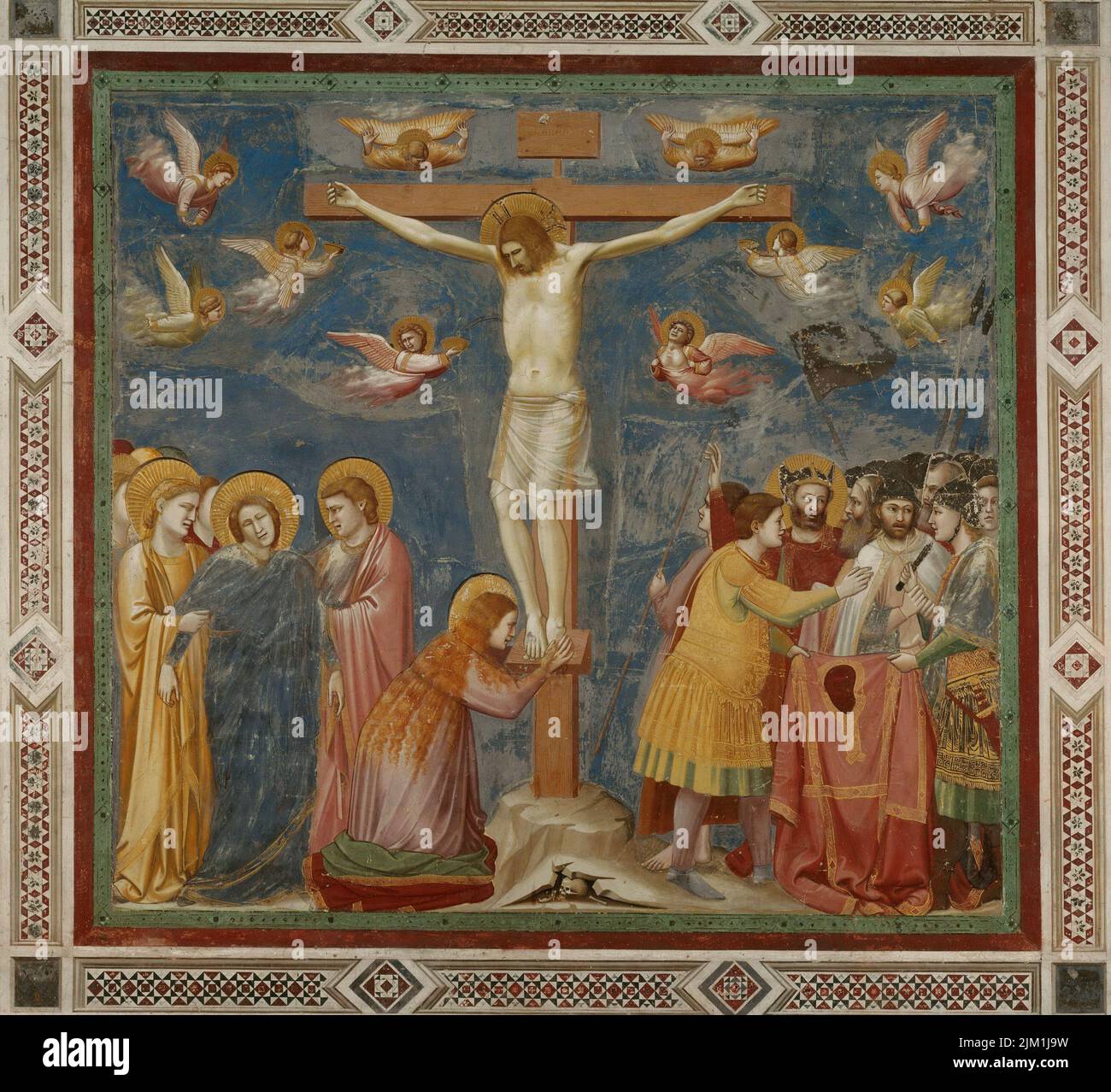Kreuzigung (aus den Zyklen des Lebens Christi). Museum: Cappella degli Scrovegni, Padua. AUTOR ...