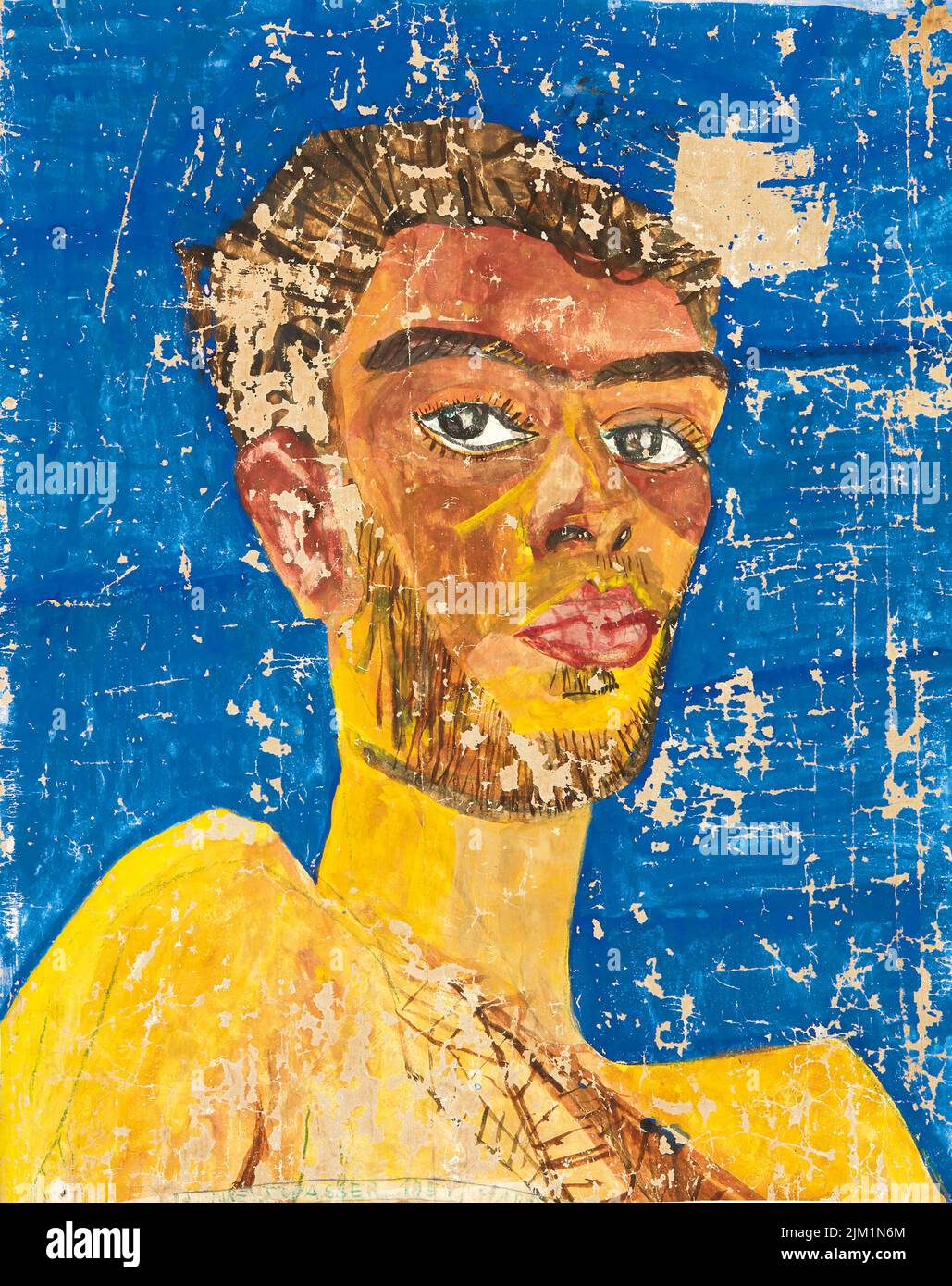 Selbstporträt, Marrakesch. Museum: © Die Hundertwasser Non-Profit ...