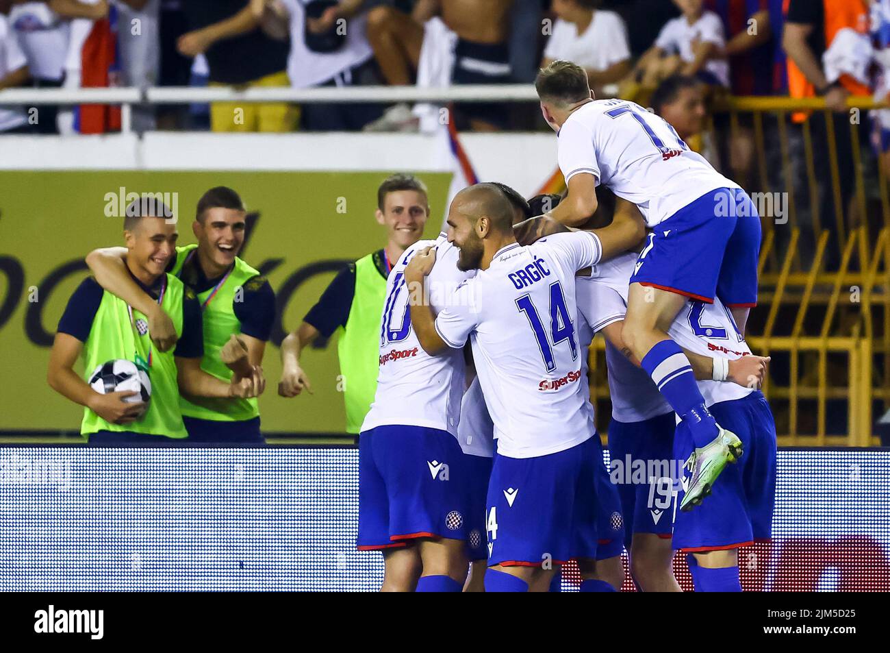 Split, Kroatien. 4. August 2022, dritte Qualifikationsrunde, 1 ...