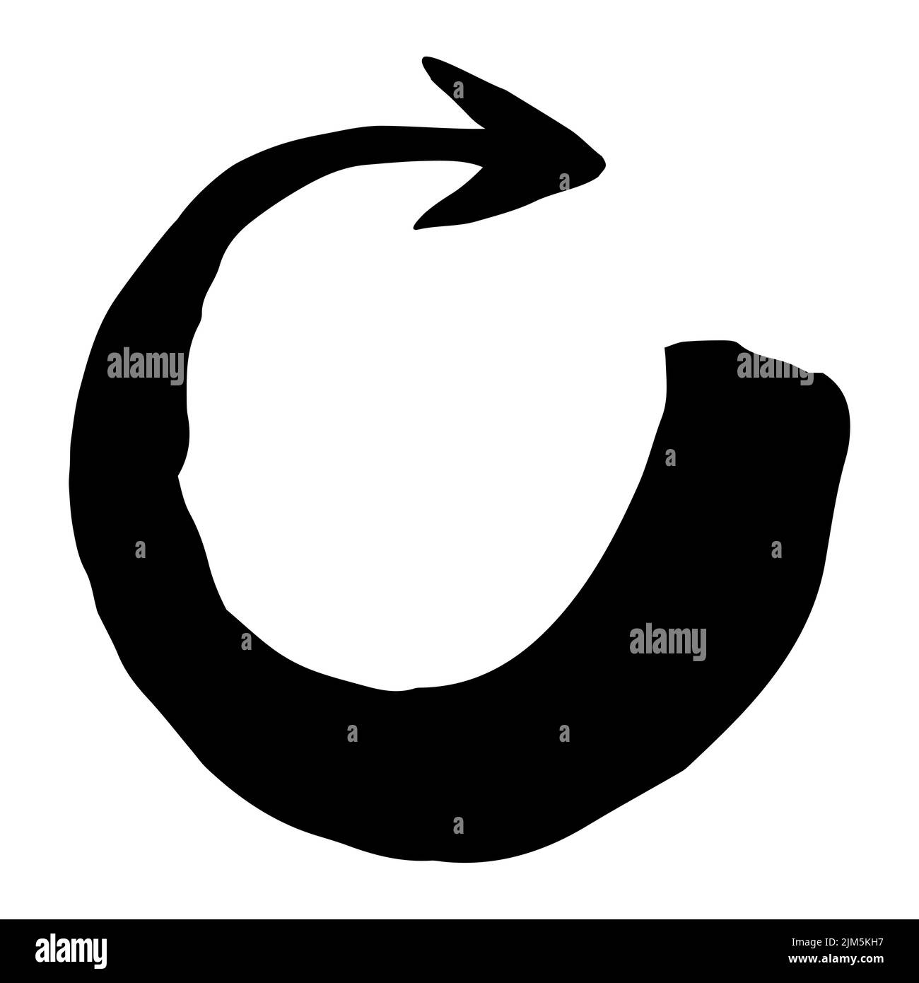 Pfeil gezeichnet Schwarzweiß-Stockfotos und -bilder - Alamy