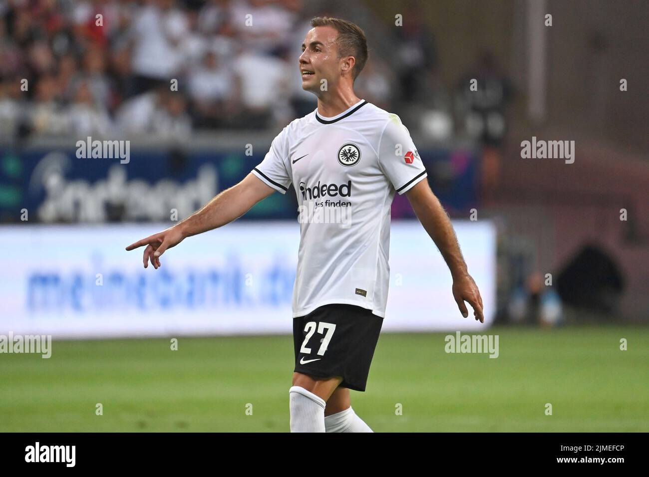 Mario GOETZE (Eintracht Frankfurt), Geste, gibt Anweisungen, Aktion ...