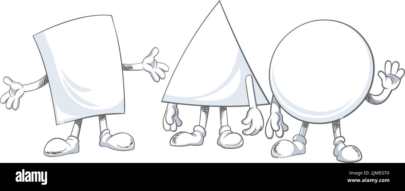 Dreieck karikatur -Fotos und -Bildmaterial in hoher Auflösung – Alamy