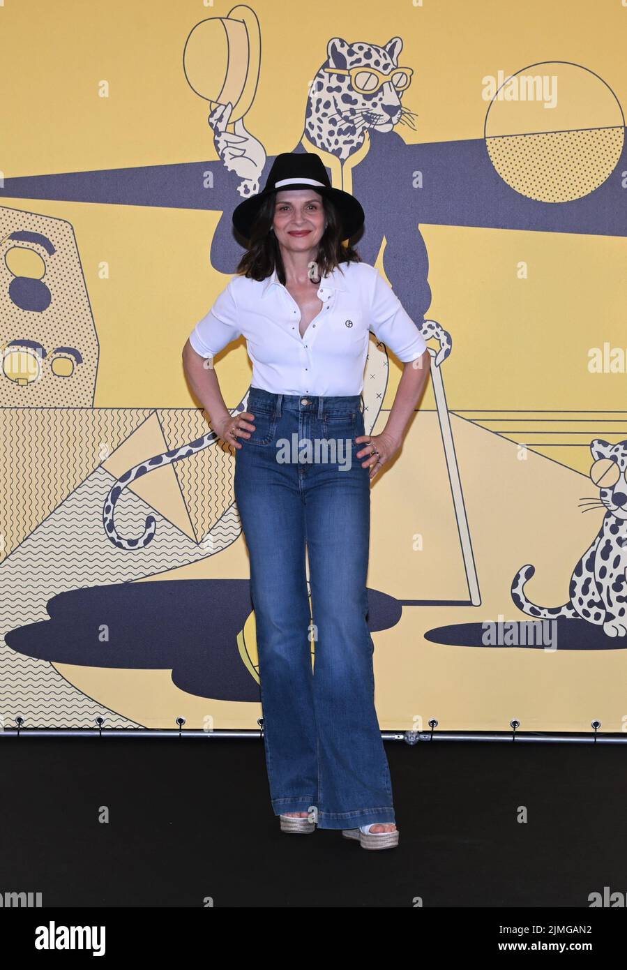 Locarno, Schweiz. 06. August 2022. Locarno, Swiss Locarno Film Festival ...