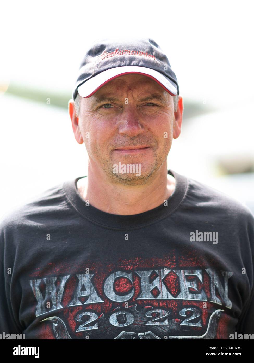 Wacken, Deutschland. 06. August 2022. Festivalbesucher beim Wacken Open ...