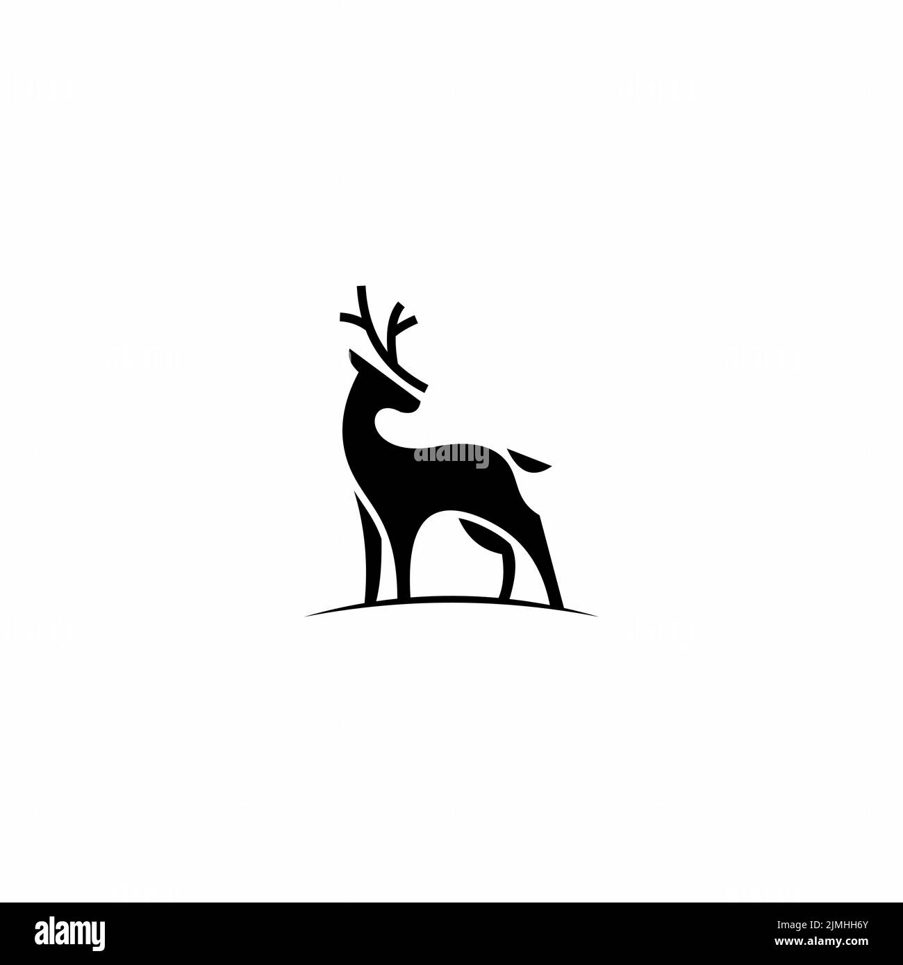 Reh logo design -Fotos und -Bildmaterial in hoher Auflösung – Alamy