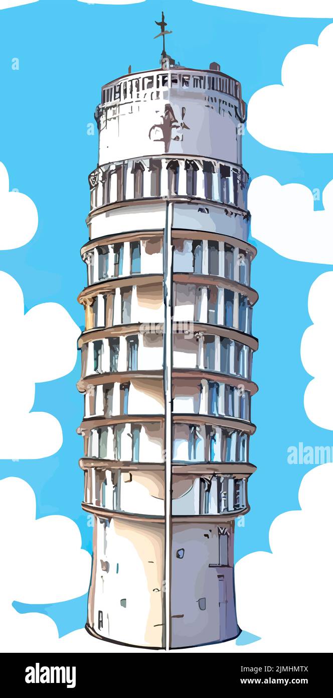 Cartoon turm -Fotos und -Bildmaterial in hoher Auflösung – Alamy