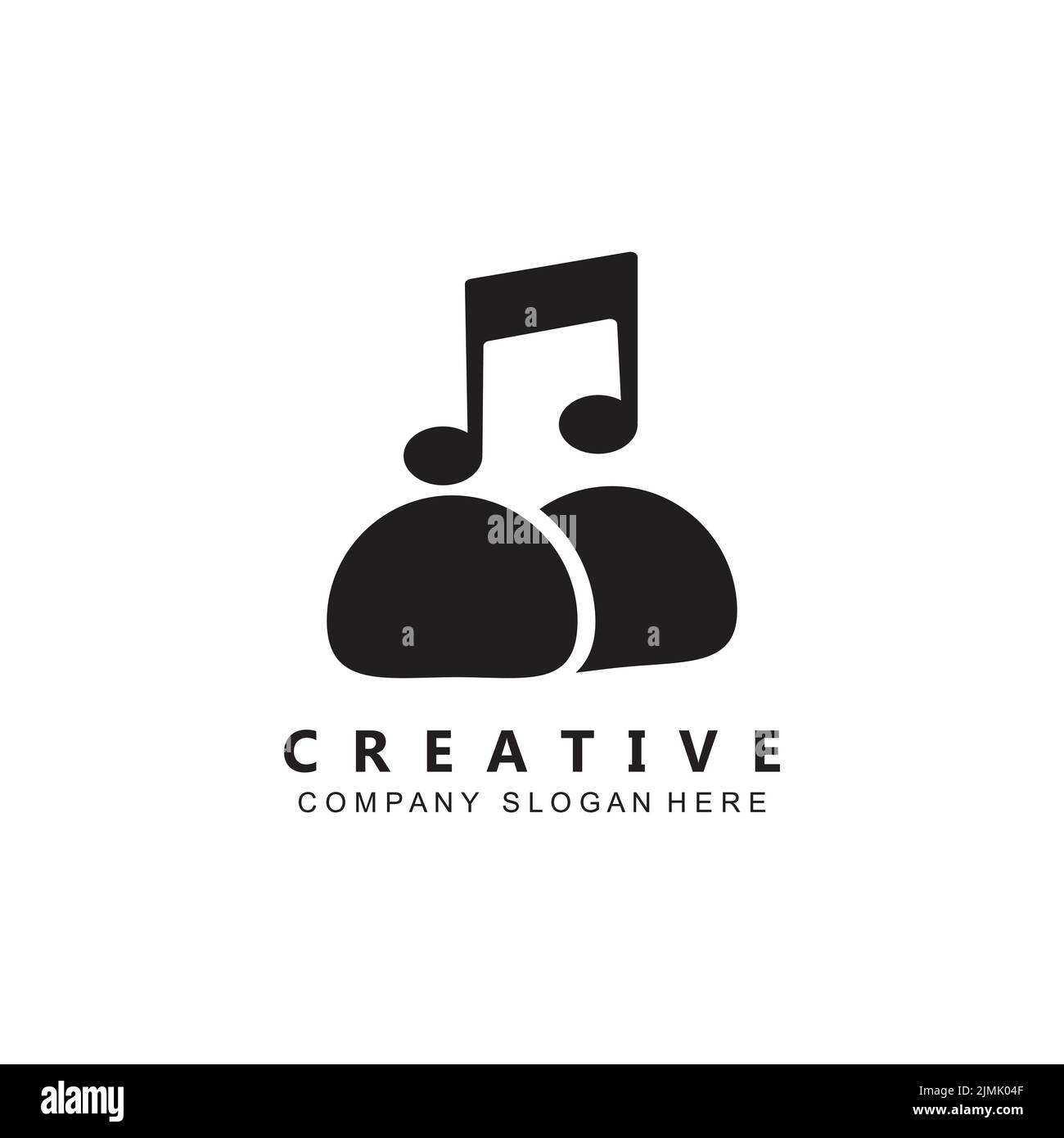 Rhythm sound logo Stock-Vektorgrafiken kaufen - Alamy