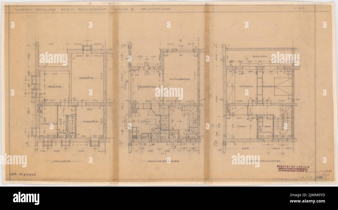Berliner grundrisse kg 1 -Fotos und -Bildmaterial in hoher Auflösung – Alamy