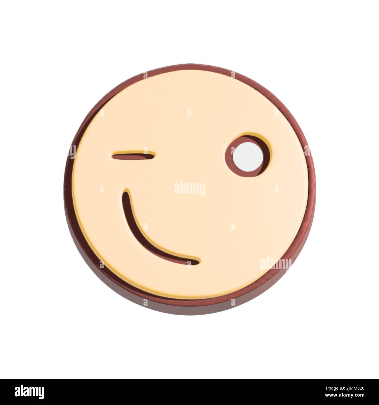 Zwinker smiley Ausgeschnittene Stockfotos und -bilder - Alamy