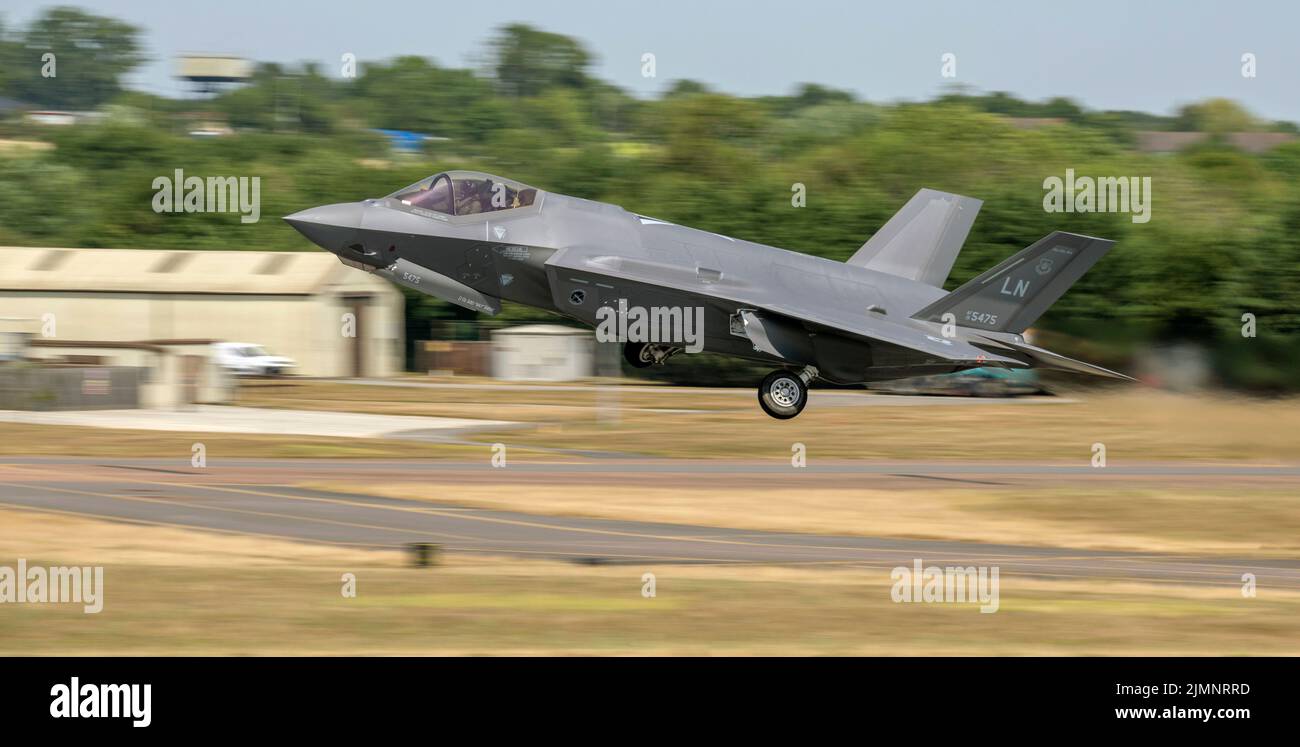 USAF F-35A Lightning II, beim Royal International Air Tattoo ...