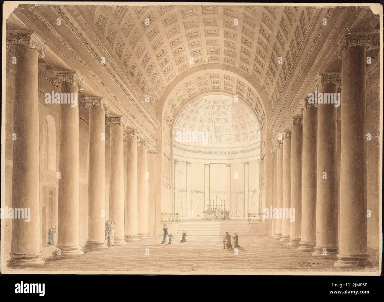 Moller Georg (1784-1852), Katholische Kirche in Darmstadt (1813 ...