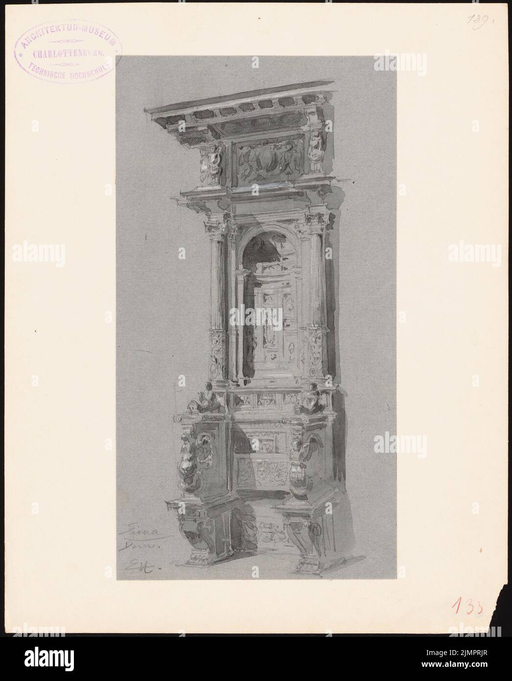 Hoffmann Emil (1845-1901), Dom S. Maria Assunta, Siena (1894 ...