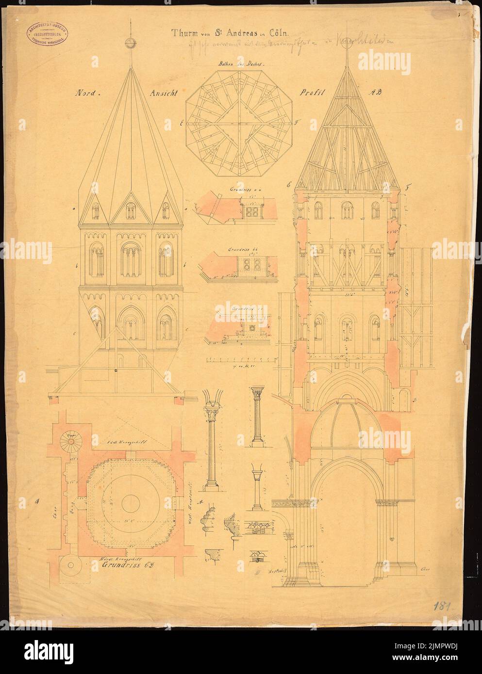 Koln turm grundriss -Fotos und -Bildmaterial in hoher Auflösung – Alamy