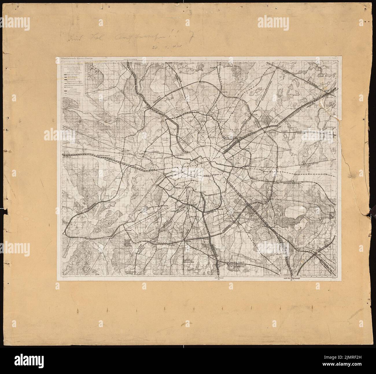 Jansen Hermann (1869-1945), Groß-Berlin 1910 (1908-1908) Wettbewerb ...