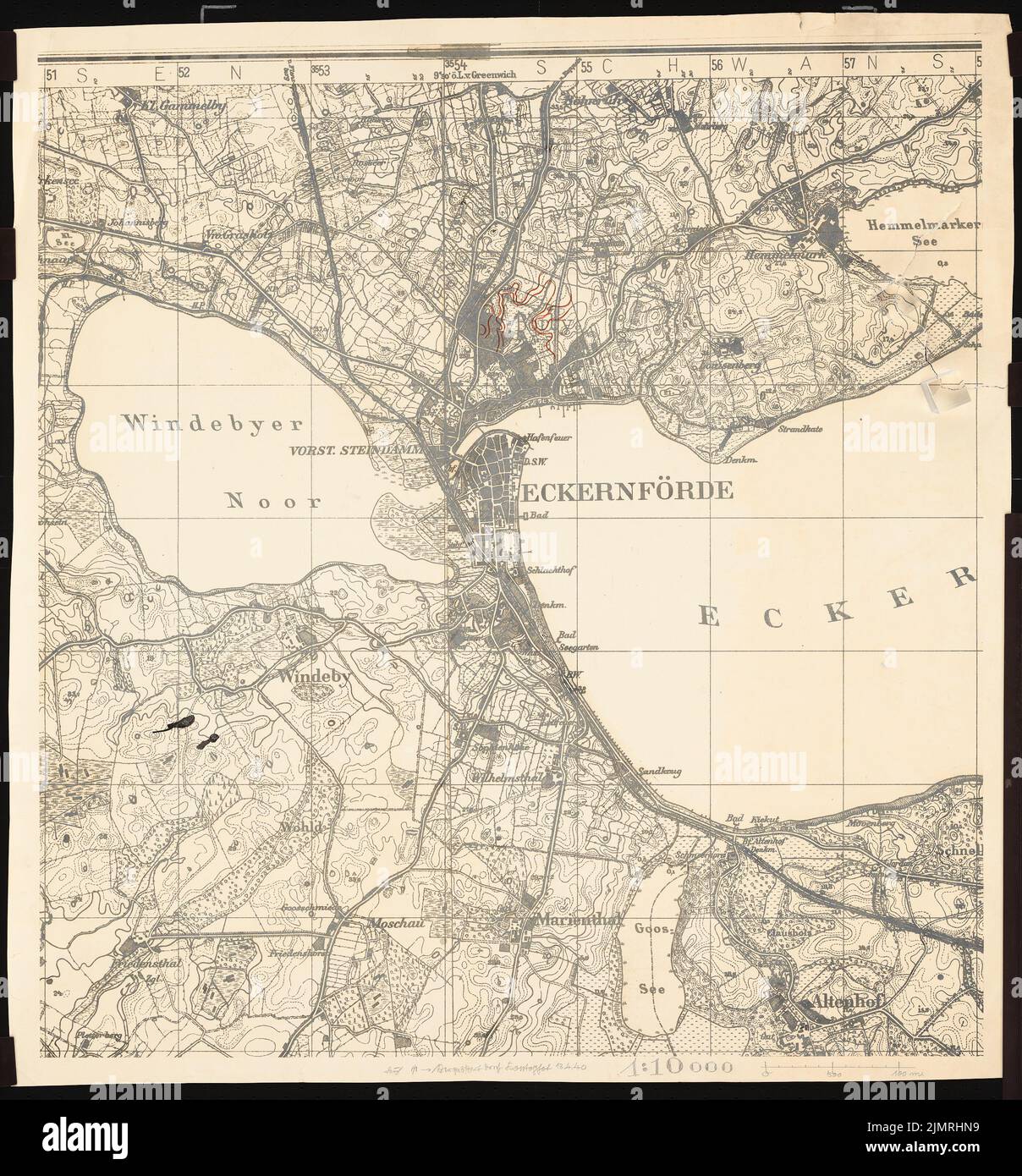 Karte Von Eckernforde