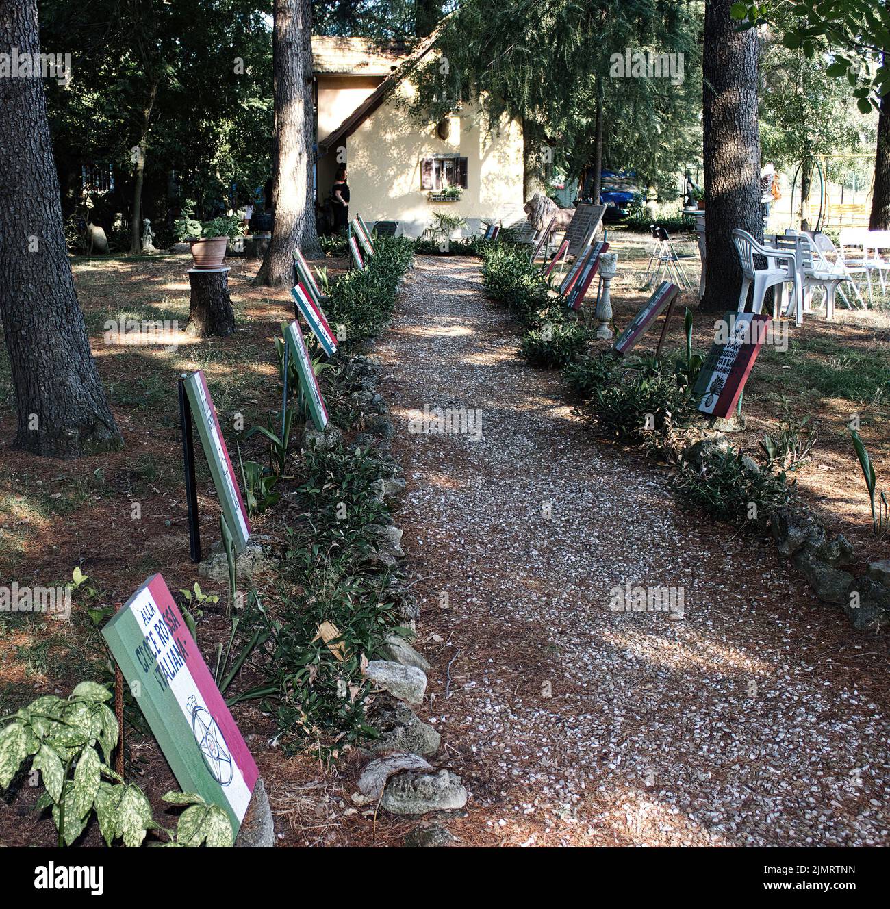 Villa Carpena, bekannt als Residenz des italienischen Diktators Benito ...