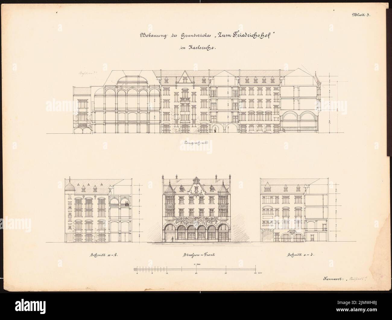 Guth Hermann (1851-1924), Immobilienentwicklung in Karlsruhe (ohne Datum): Noch nicht erfasst ...