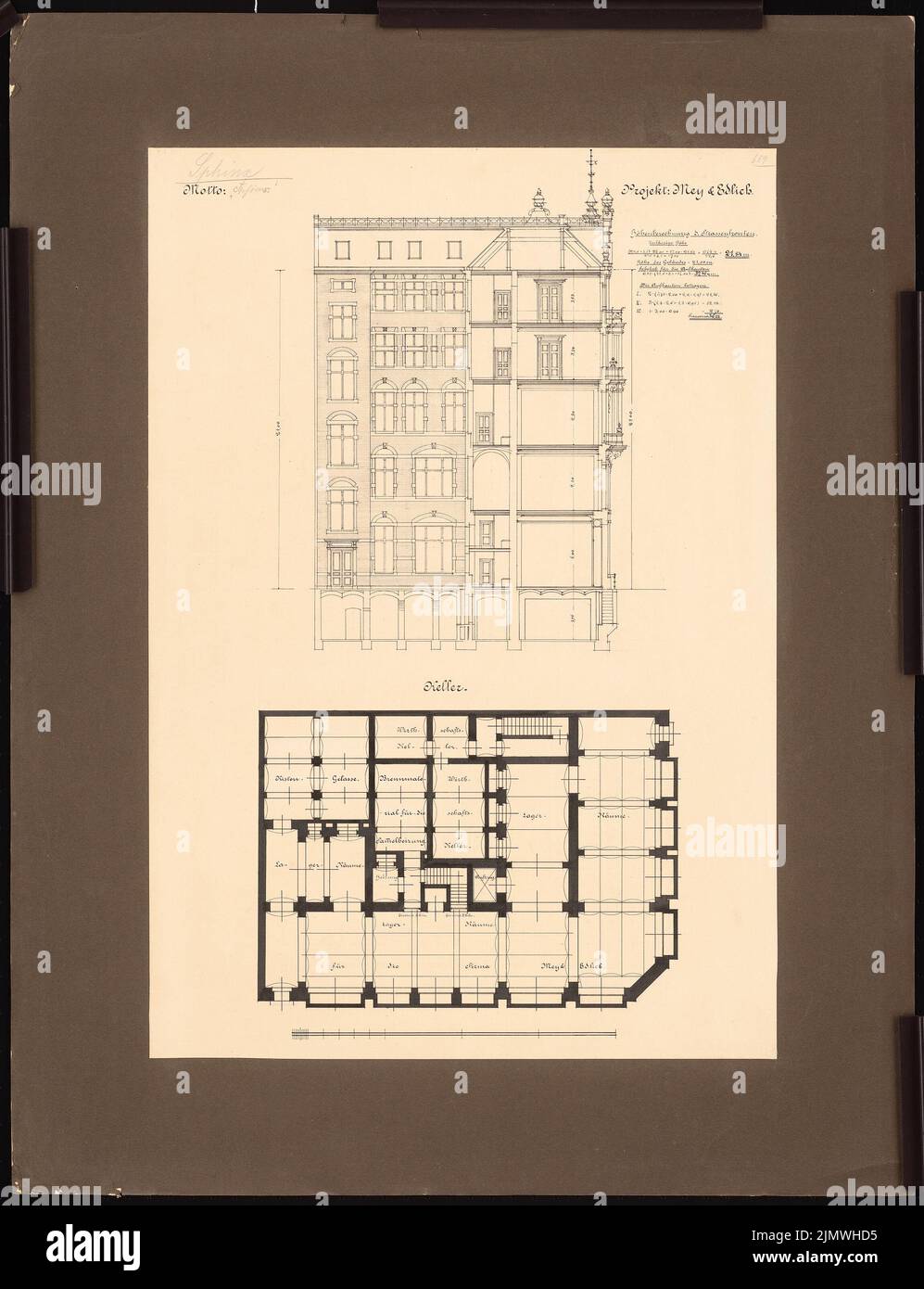 Guth Hermann (1851-1924), Mey & Enderlich Handelshaus in der Berliner Friedrichstraße (ohne ...