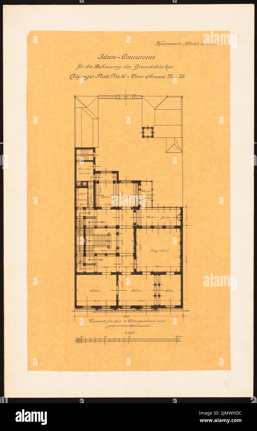 Guth hermann 1851 1924 gebaude an der vossstrasse ecke leipziger platz -Fotos und -Bildmaterial ...