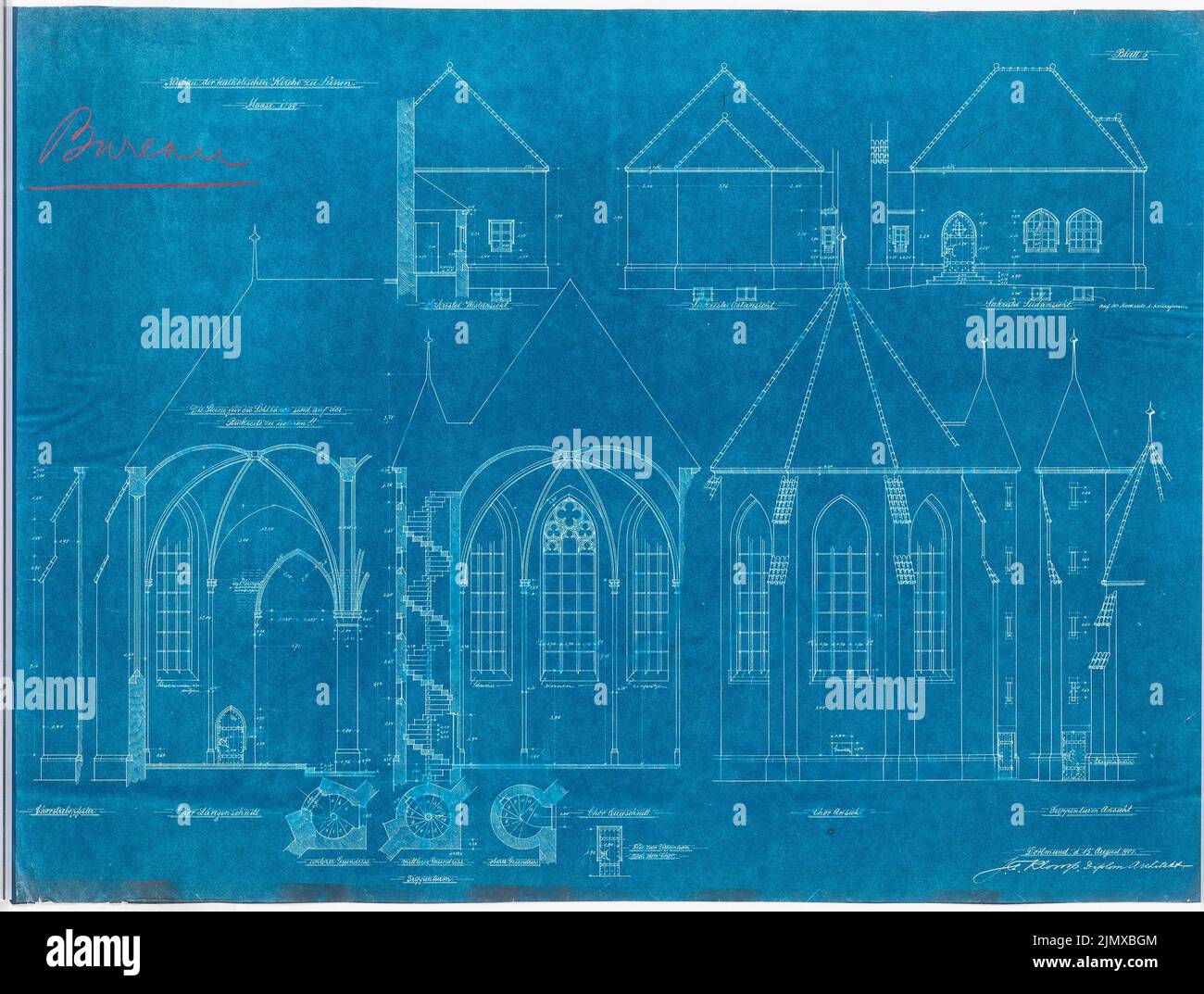 Klomp Johannes Franziskus (1865-1946), Holy Family Church, Lünen (15 ...