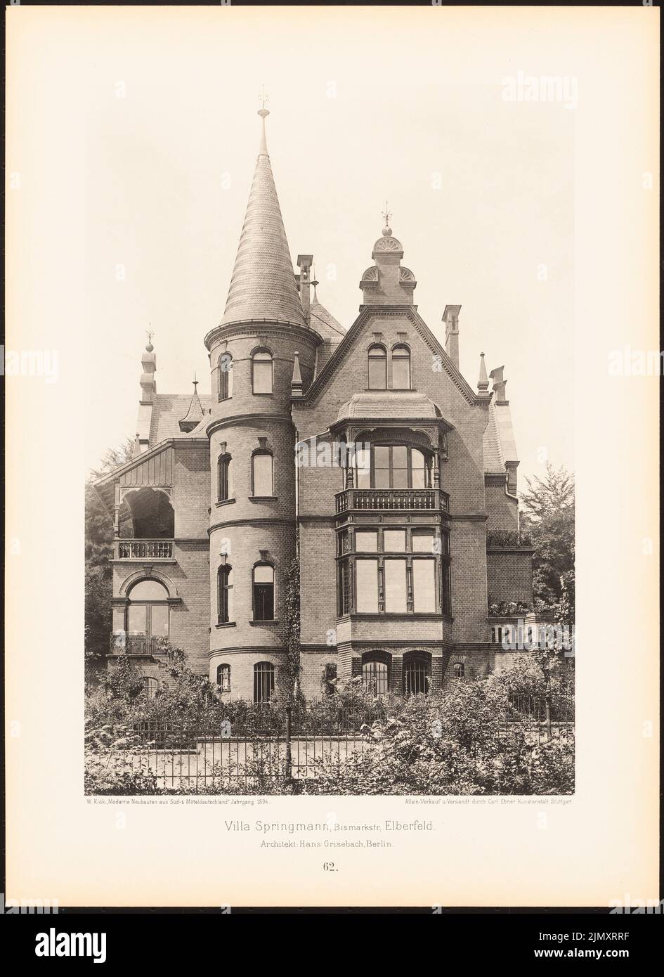 Grisebach hans 1848 1904 villa springmann -Fotos und -Bildmaterial in ...