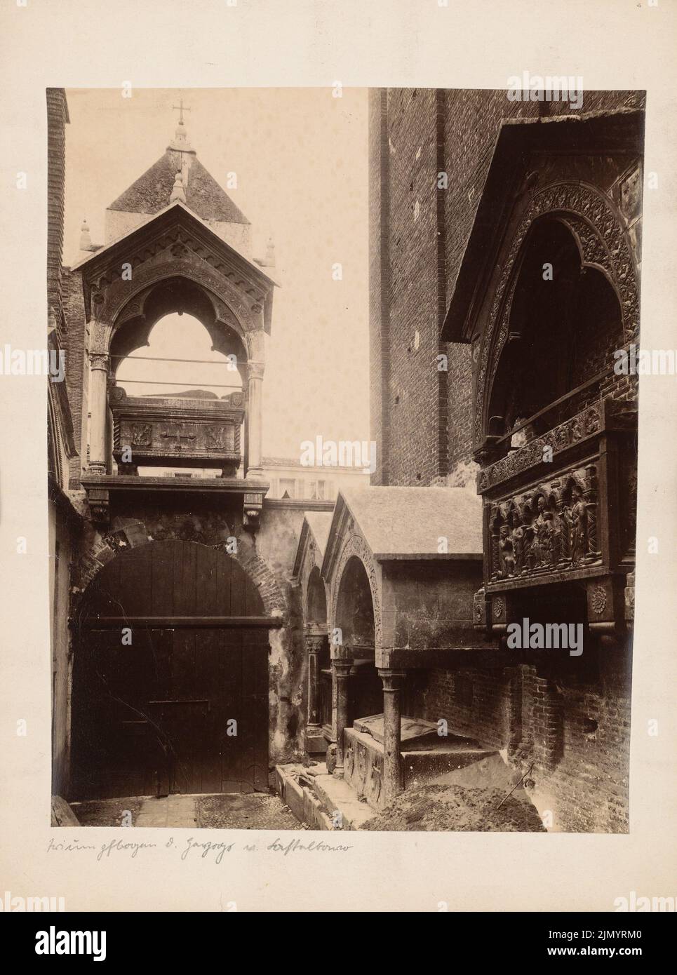 Verona triumphbogen des guglielmo di castelb -Fotos und -Bildmaterial ...