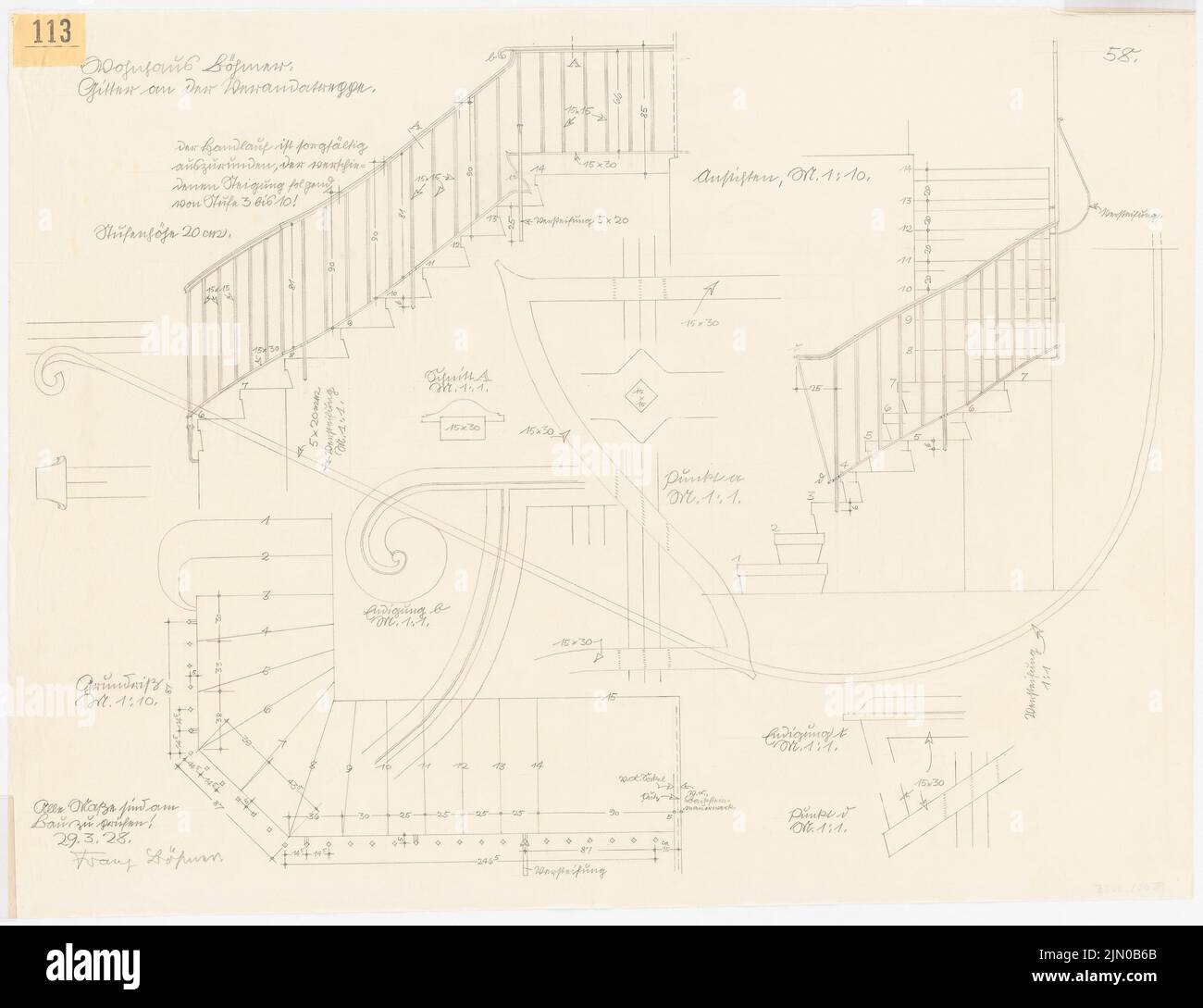 Grundriss treppe -Fotos und -Bildmaterial in hoher Auflösung – Alamy