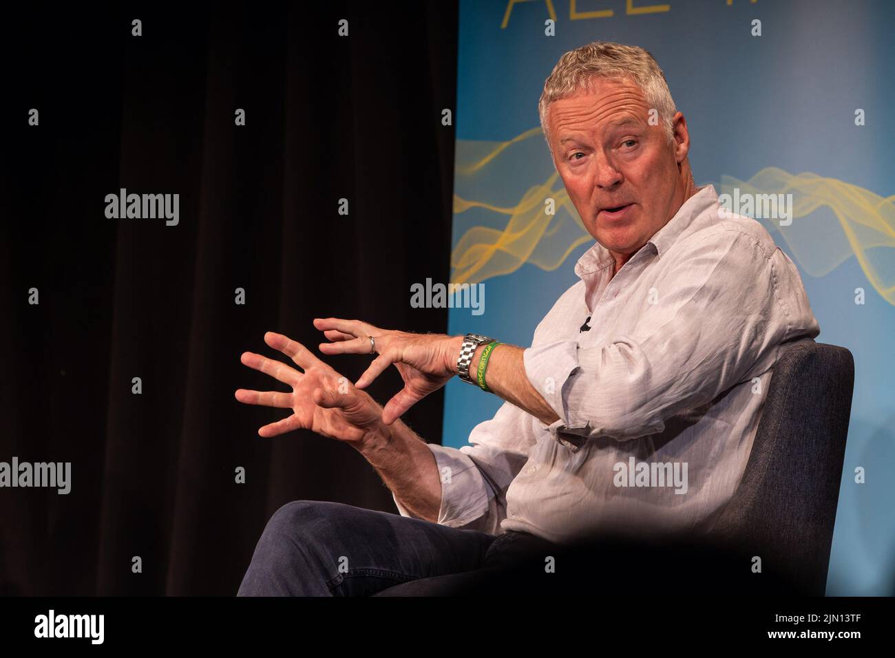 Edinburgh, Großbritannien. 08. August 2022 im Bild: Der Komiker und ...