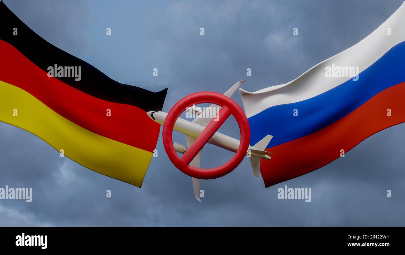 Keine Flugreise Geschlossener Himmel Zwischen Deutschland Und Russland