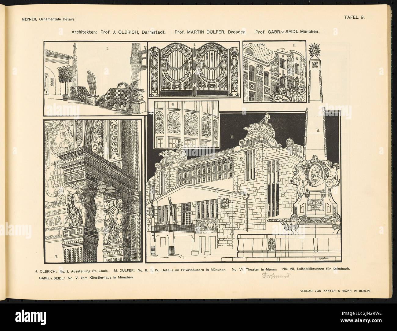 Joseph Maria Olbrich (1867-1908, als Architekt): Ausstellung, St. Louis ...