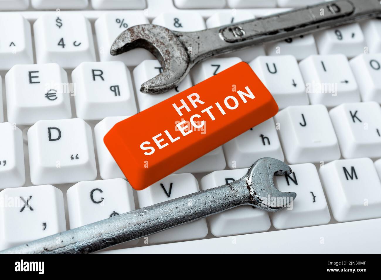 Konzeptionelle Beschriftung HR-Auswahl. Internet-Konzept-Prozess und ...