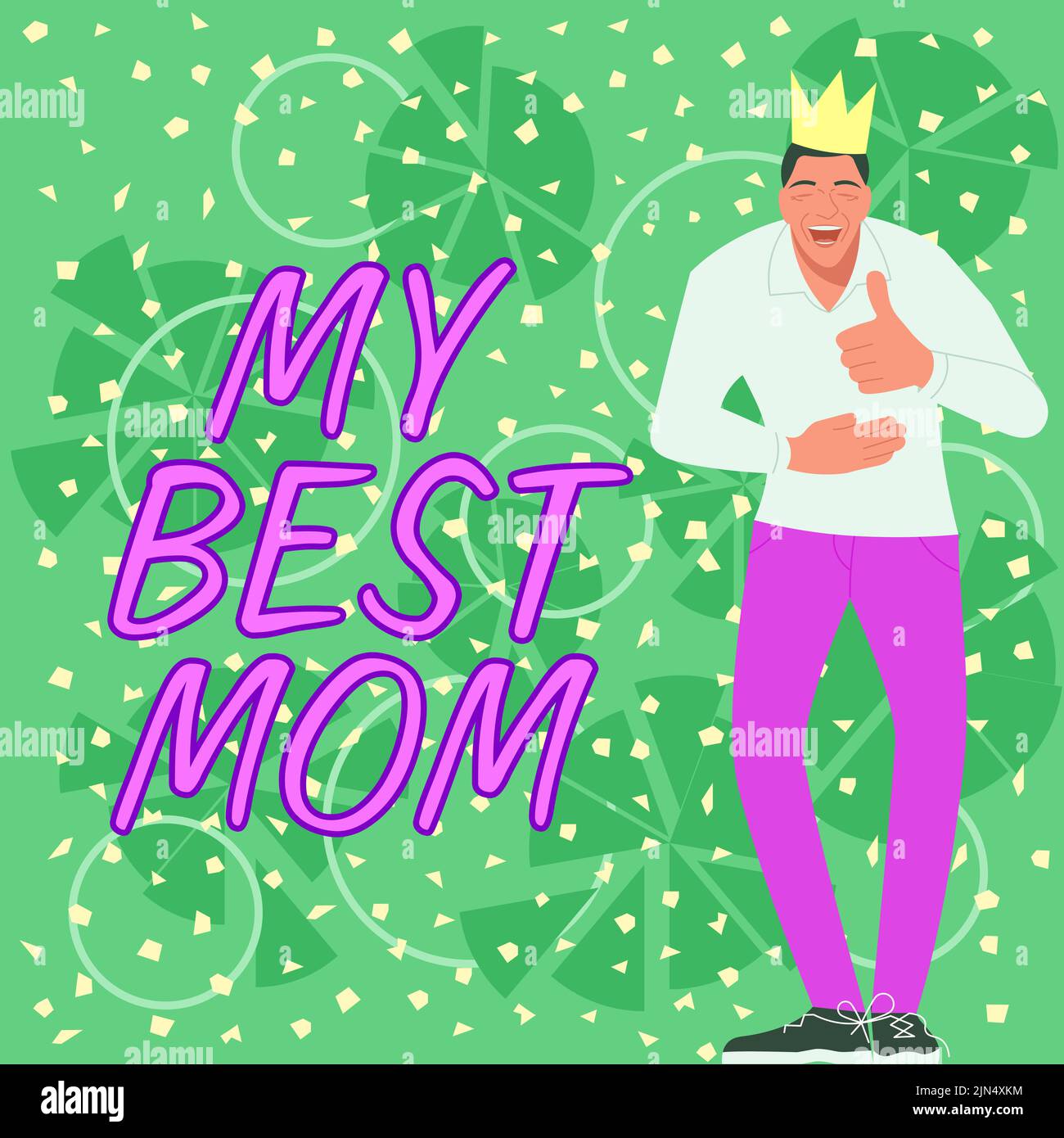 Textschild mit meiner besten Mutter. Geschäftsidee bewundern Haben Sie ...