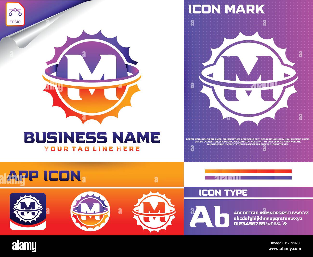 Letter m logo Stock-Vektorgrafiken kaufen - Alamy
