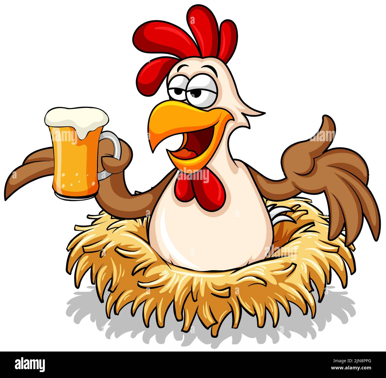 Cartoon rooster -Fotos und -Bildmaterial in hoher Auflösung – Alamy