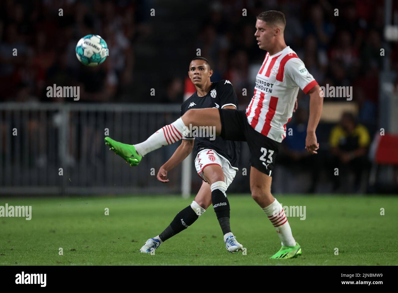 EINDHOVEN - (lr), Vanderson De Oliveira Campos von AS Monaco, Joey ...