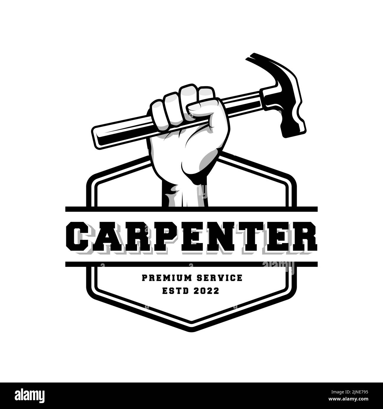 Handyman logo Stock-Vektorgrafiken kaufen - Alamy
