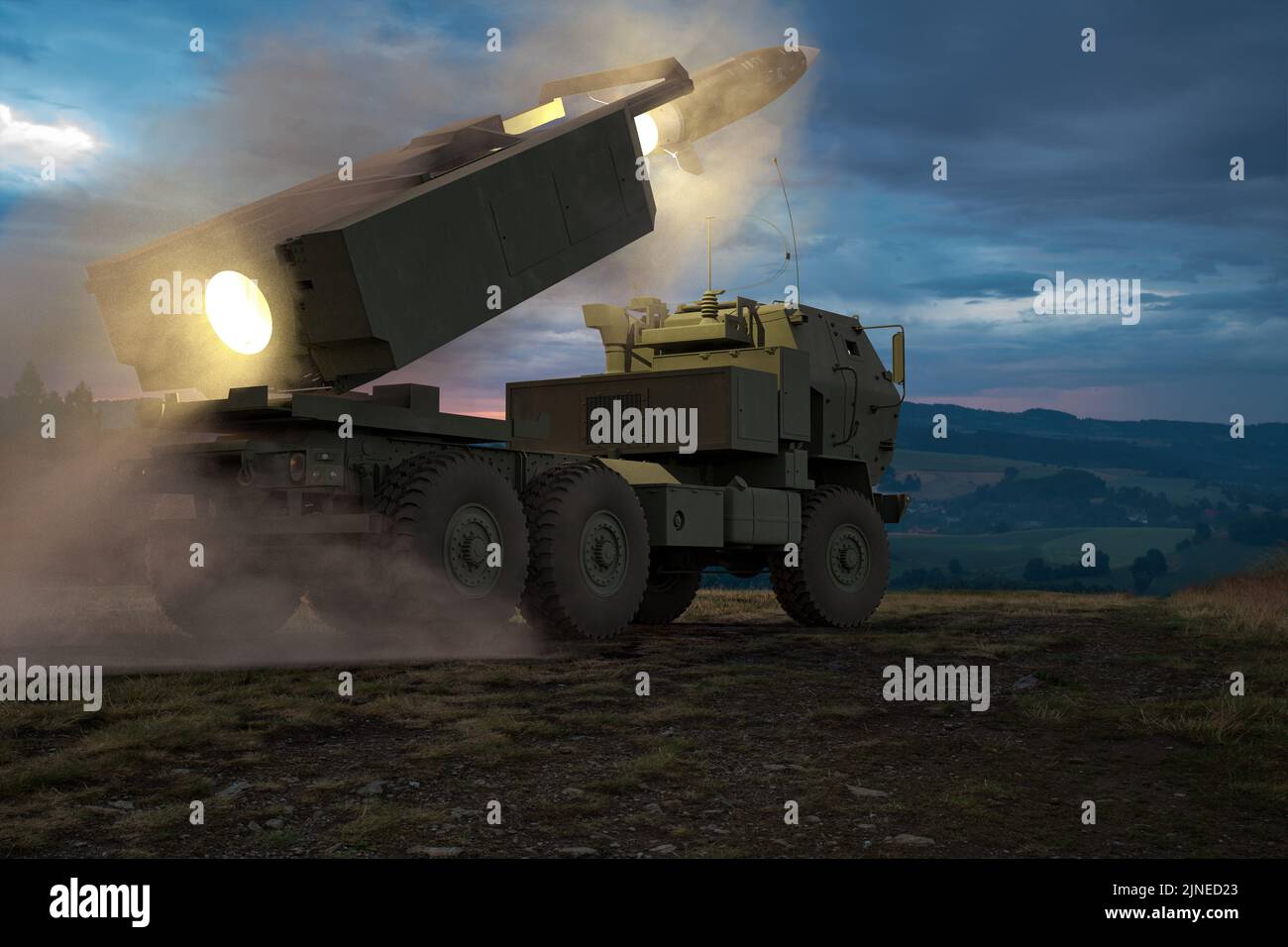 Lockheed Martin M142 High Mobility Artillery Rocket System (HIMARS Stockfotografie - Alamy