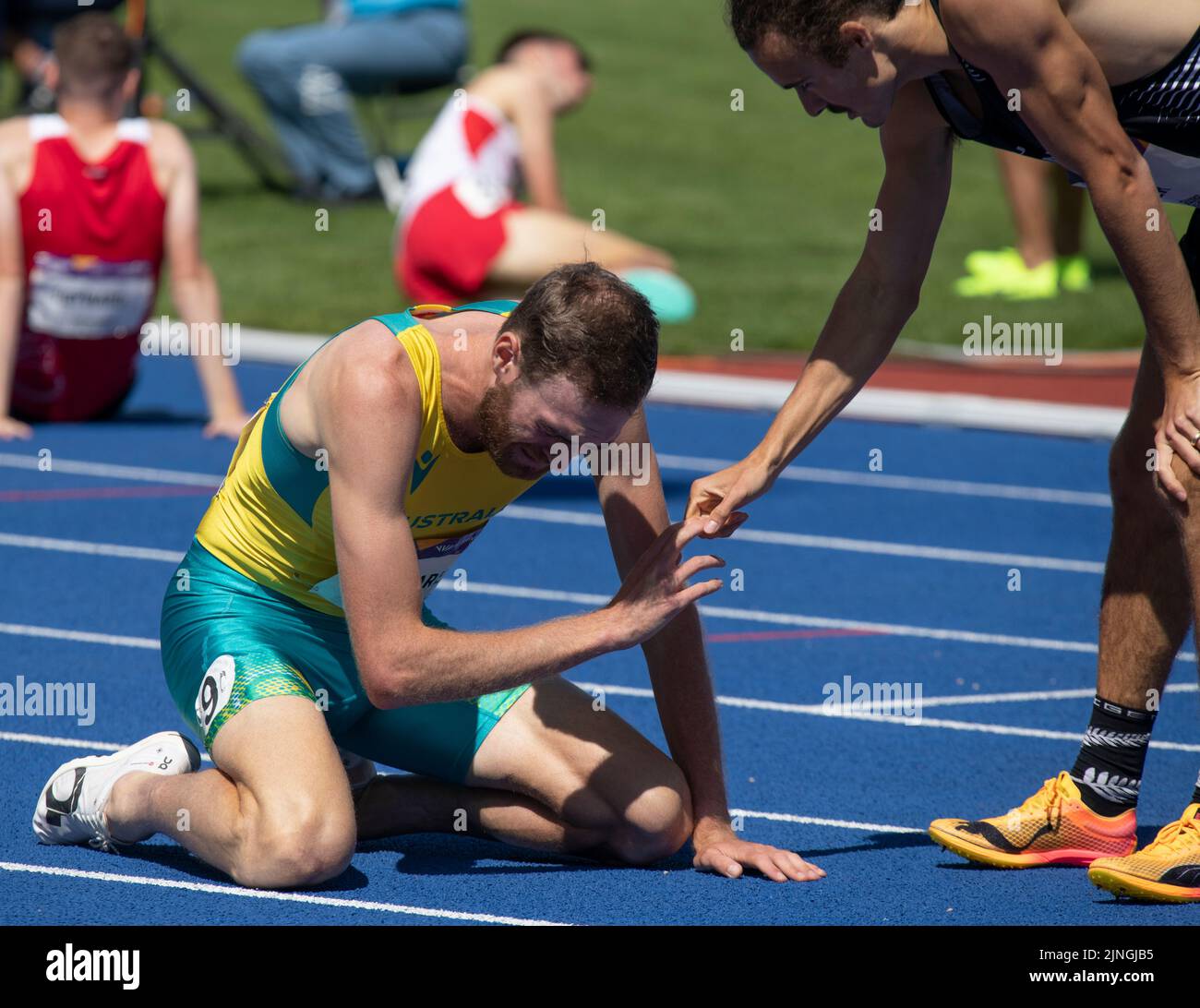 Oliver Hoare aus Australien, der am 6.. August 2022 im Alexander ...