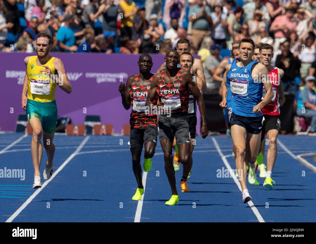 Oliver Hoare aus Australien, Timothy Cheruiyot aus Kenia und Jake ...
