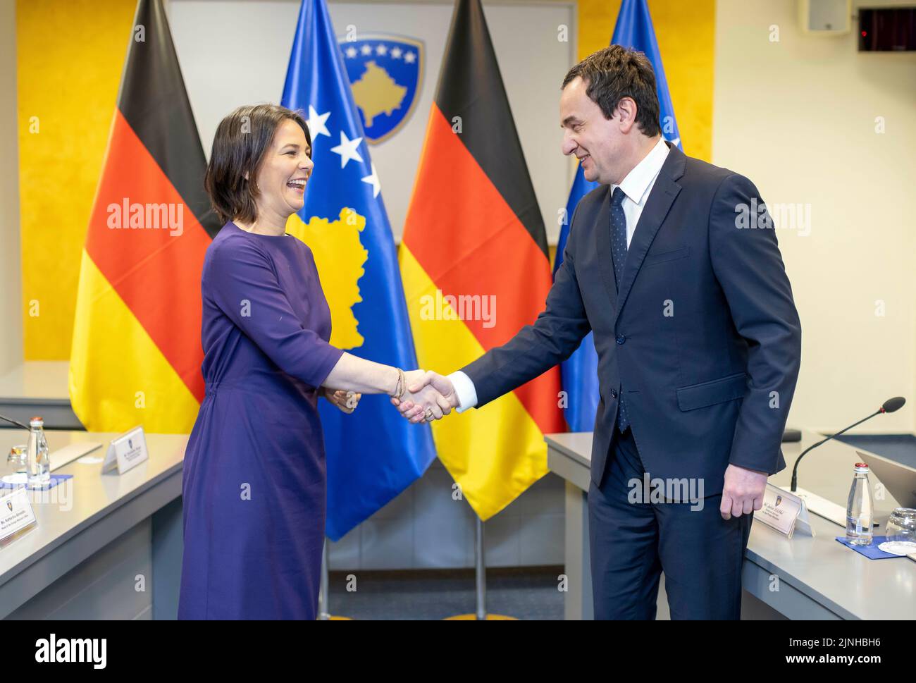Die Bundesaußenministerin Annalena Baerbock (Bündnis 90/die Grünen) trifft den ...